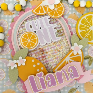 Lemon Cake Topper One Lemon Cake Topper Lemon Birthday Lemon Theme ...