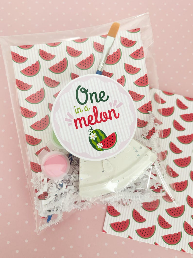 Watermelon Party Favors One in A Melon Party Favors Watermelon Birthday ...