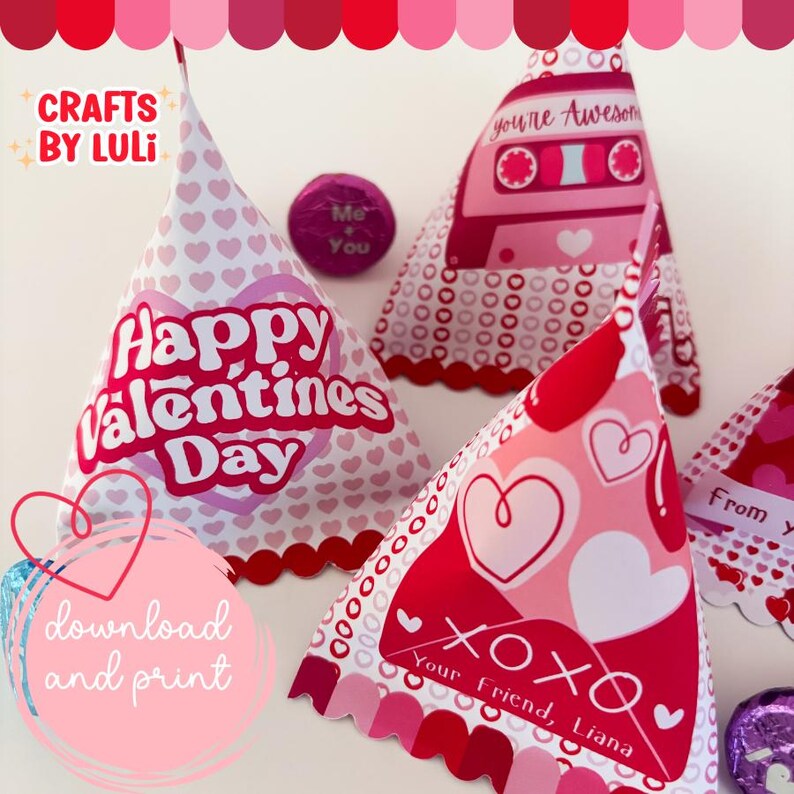 Valentine Candy Wrapper Valentine Chocolate Covers Valentine Candy Bag ...