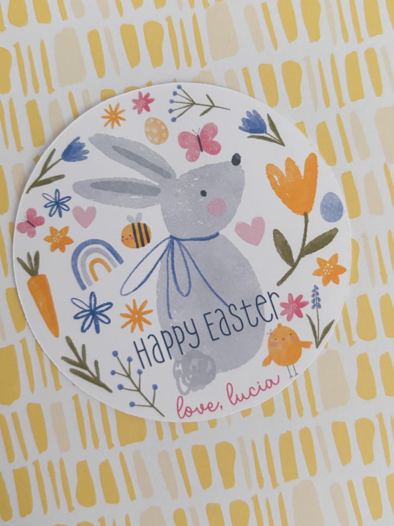 Easter Favor Tags Easter Tags Easter Printable Tags Easter Personalized ...