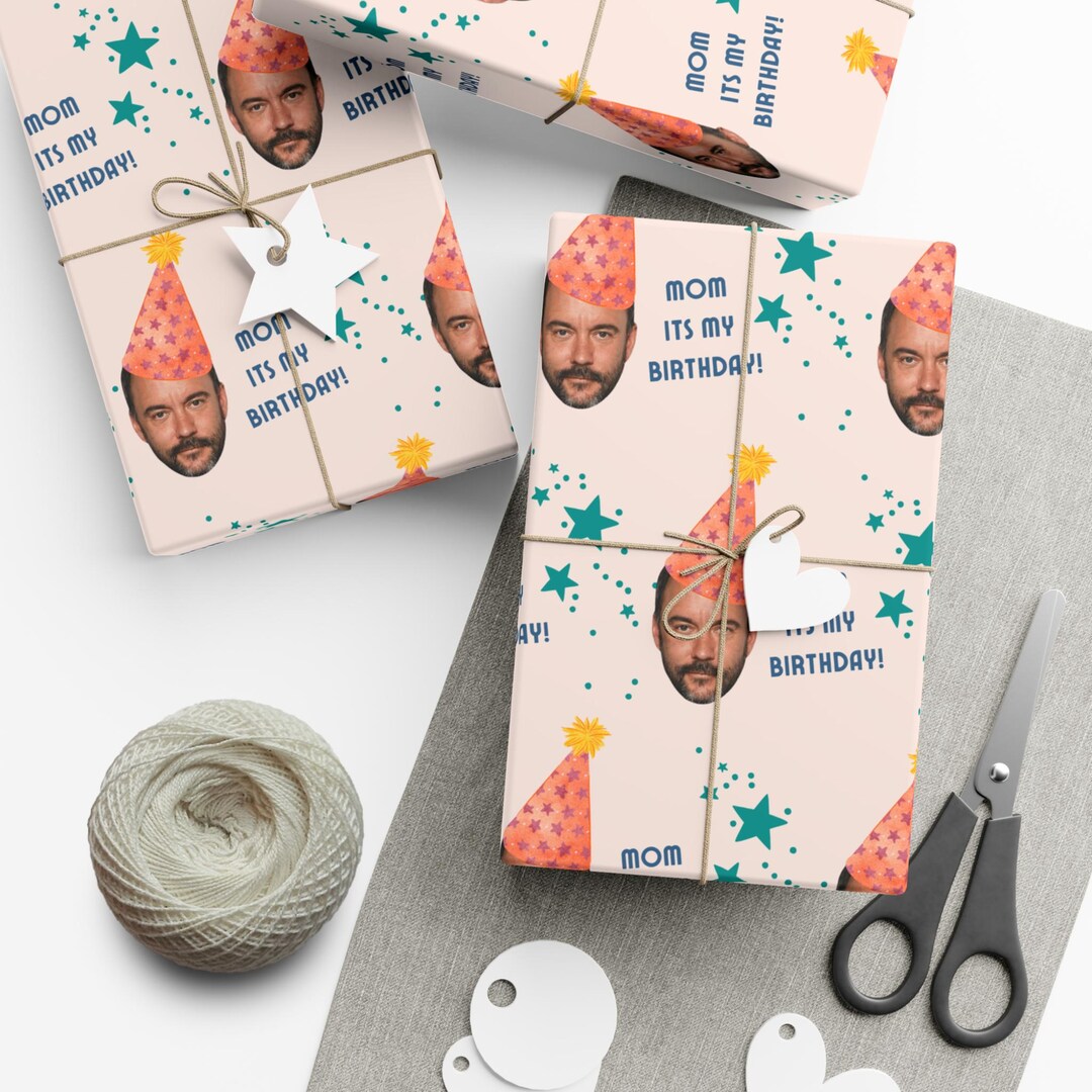 Dave Matthews Mom Its My Birthday Gift Wrap, Dave Matthews Party Hat ...