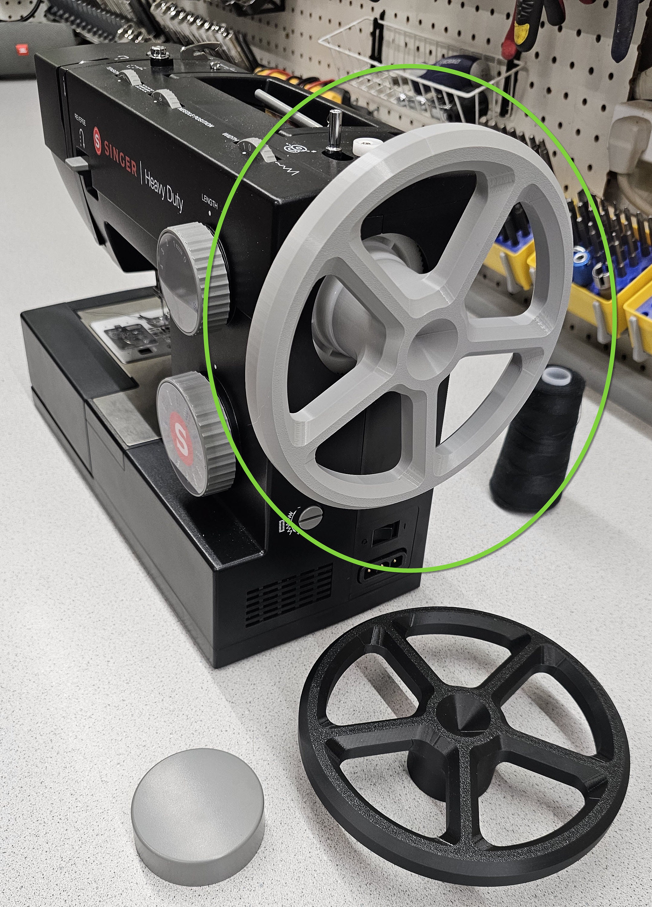 Upgraded Hand Wheel for Singer Models 4452, 4432, 4423, 4411, HD, HD ...