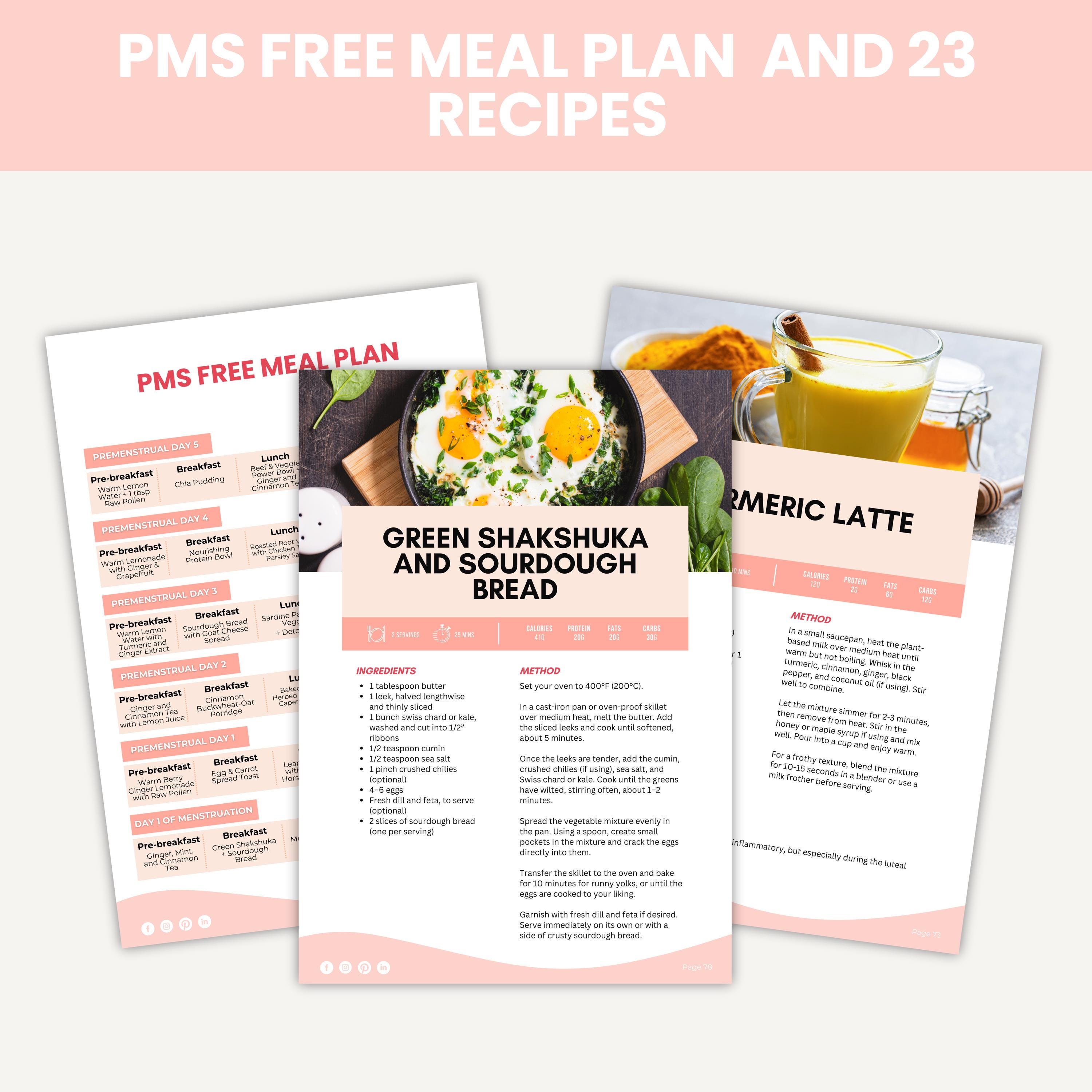 Menstrual Cycle Guide Editable Canva Template, Period Bliss, Women's ...