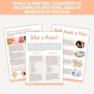Guide to Protein Editable Canva Template | High Protein Recipes ...
