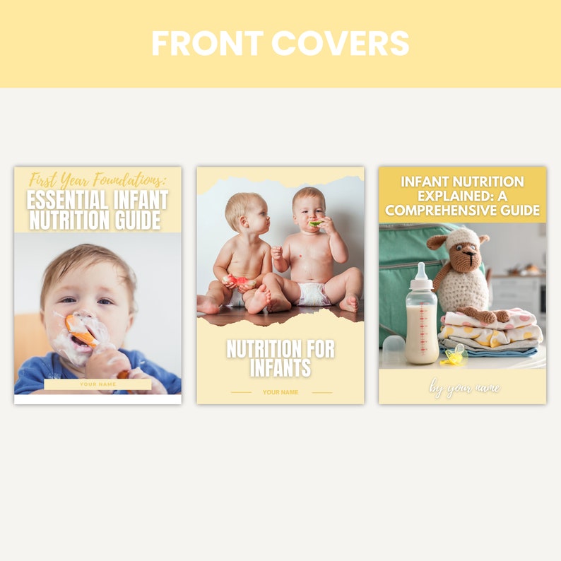 Nutrition Guide for Infants Editable Canva Template, Breastfeeding ...