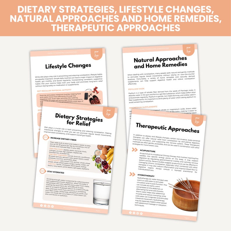 Constipation Relief Guide: Natural Remedies, Diet & Meal Plan (canva ...