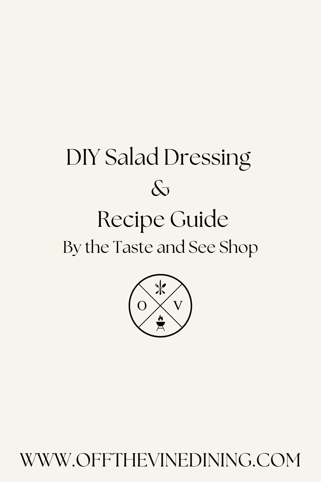 Salad Dressing Recipe Guide Salad Recipe Guide - Etsy