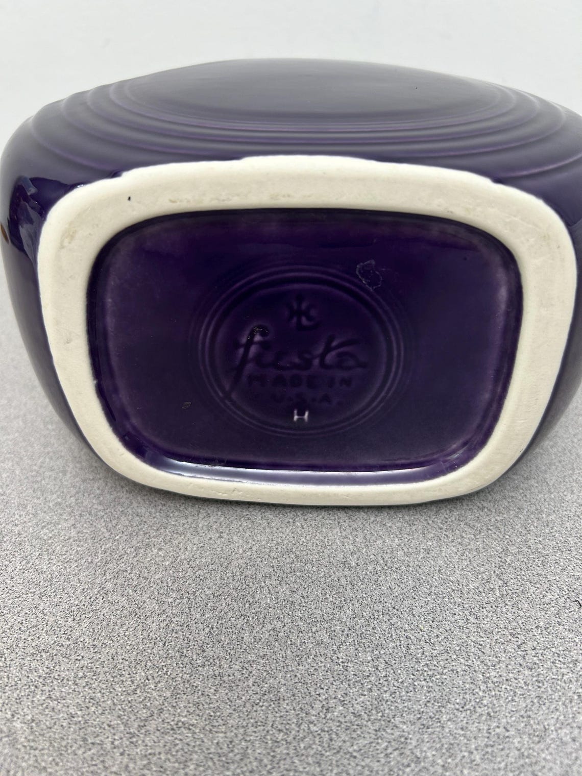 Homer Laughlin Fiestaware Large Two Quart, 7 Disk Pitcher in Purple. - Etsy