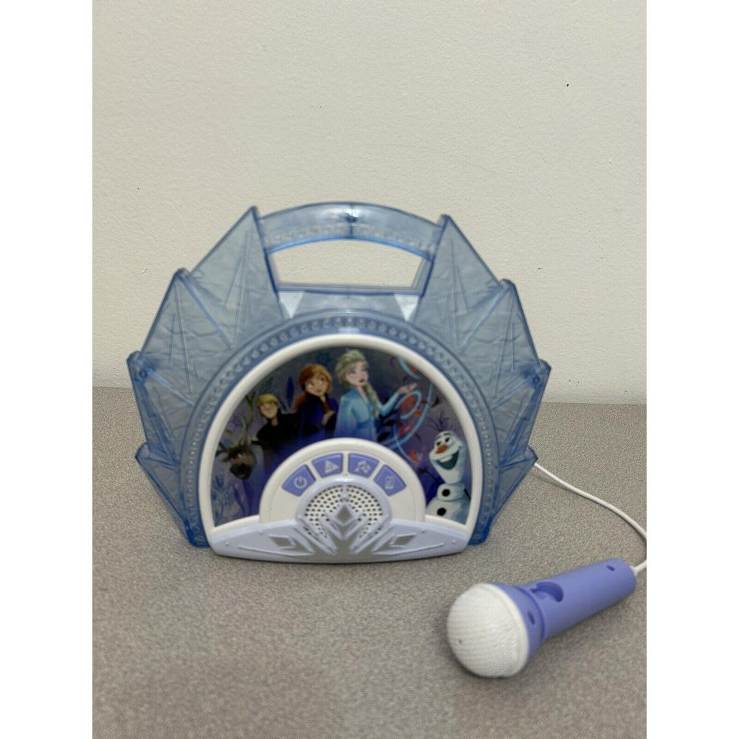 Kids Boombox/karaoke, Frozen 2 Sing Along System With Microphone - Etsy