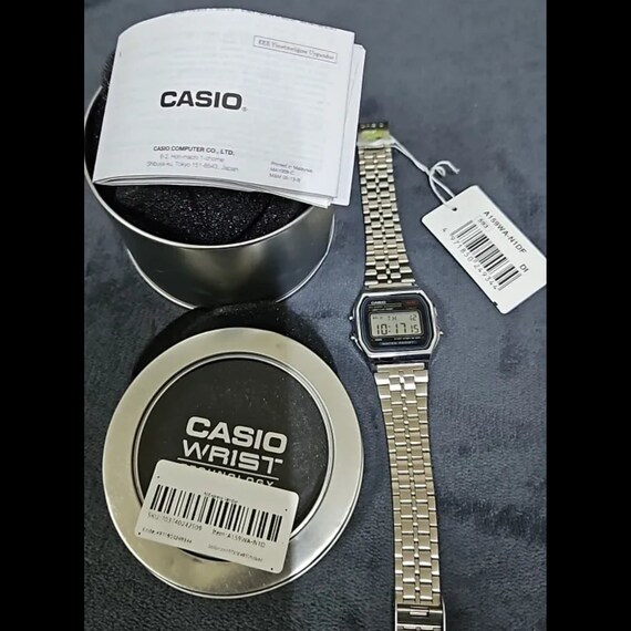 Original brand CASIO A159WA, Made in Japan, Vintage s… - Gem
