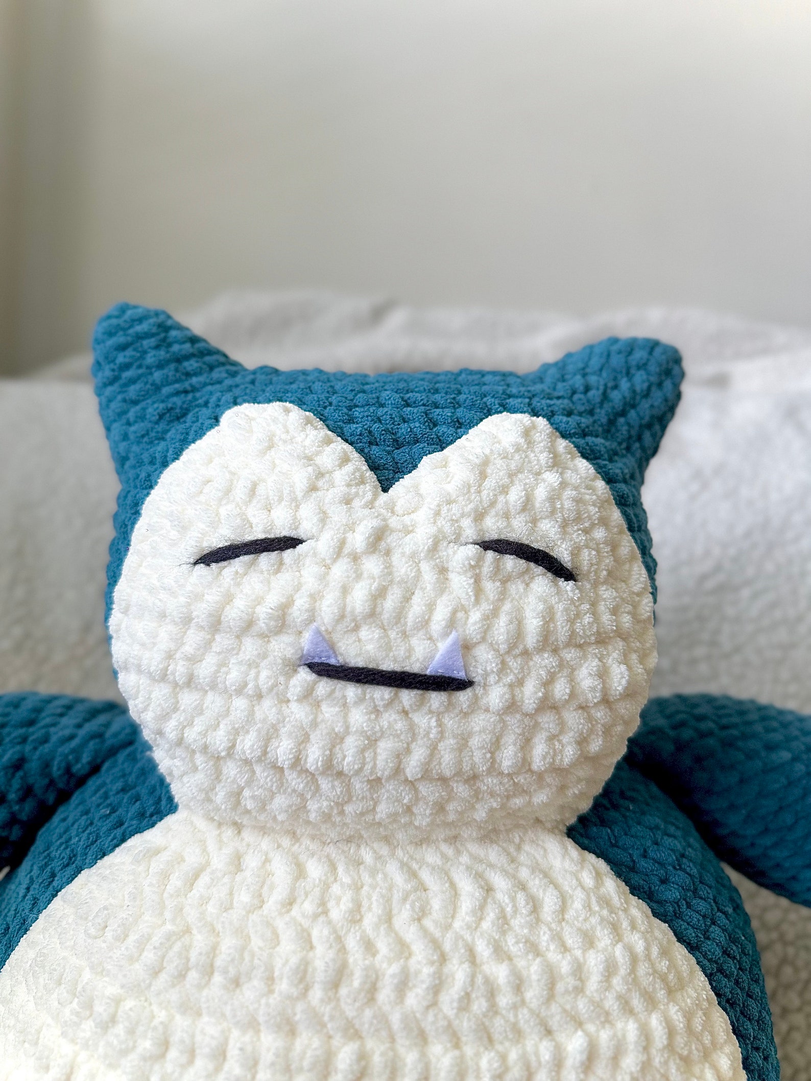 Snorlax Handmade Crochet Plushie Amigurumi - Etsy