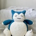 Snorlax Handmade Crochet Plushie Amigurumi - Etsy