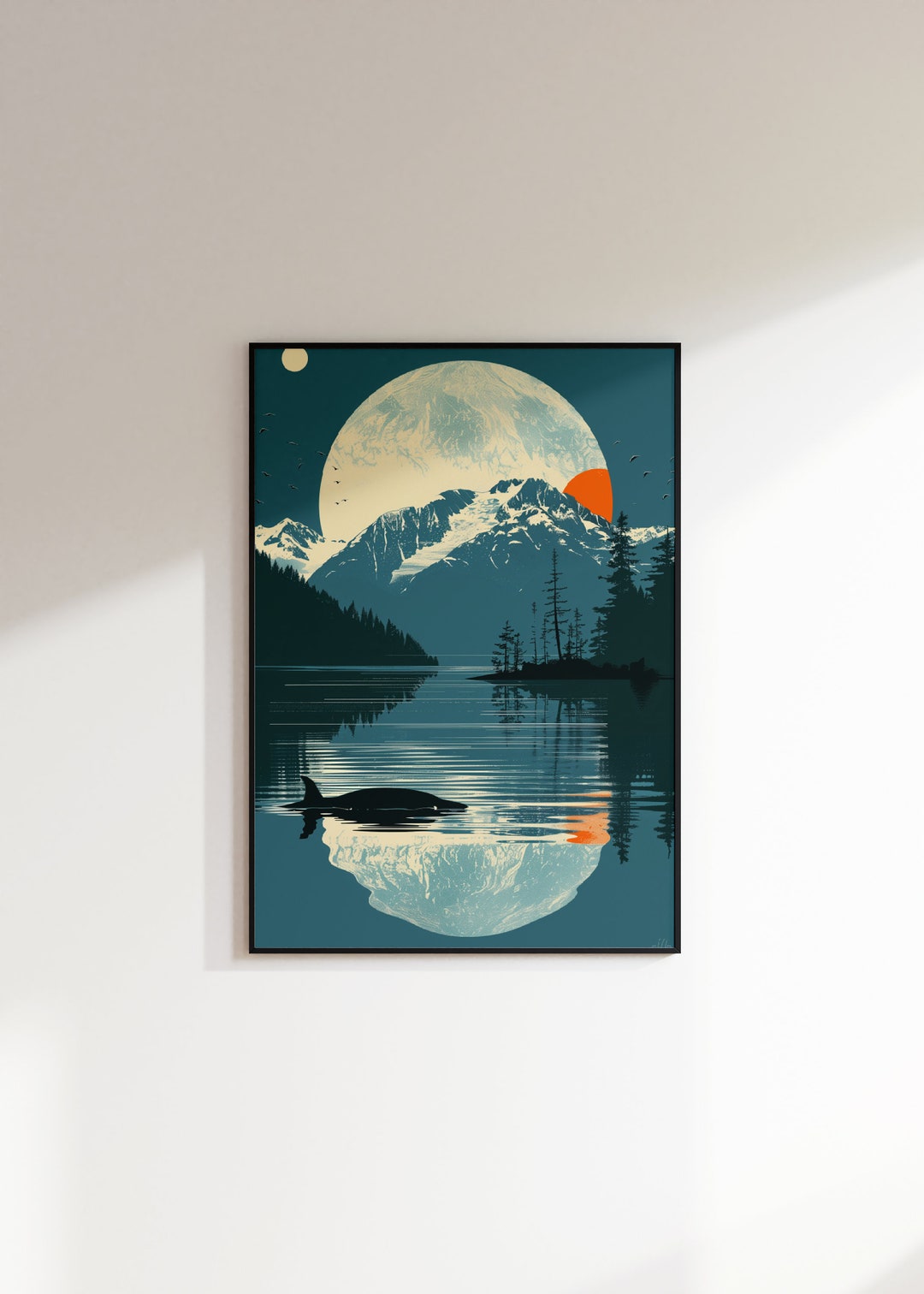 Alaska Poster Alaska travel Art Wall Art Travel Poster - Etsy