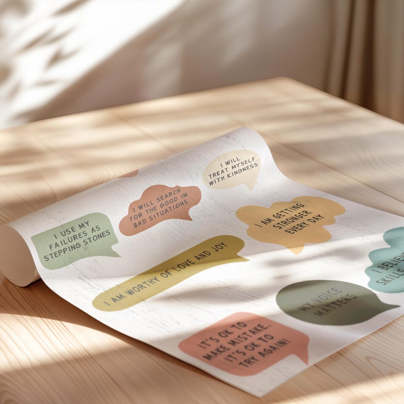 Daily Affirmations Poster,affirmation WALL ART, Positive Affirmations ...