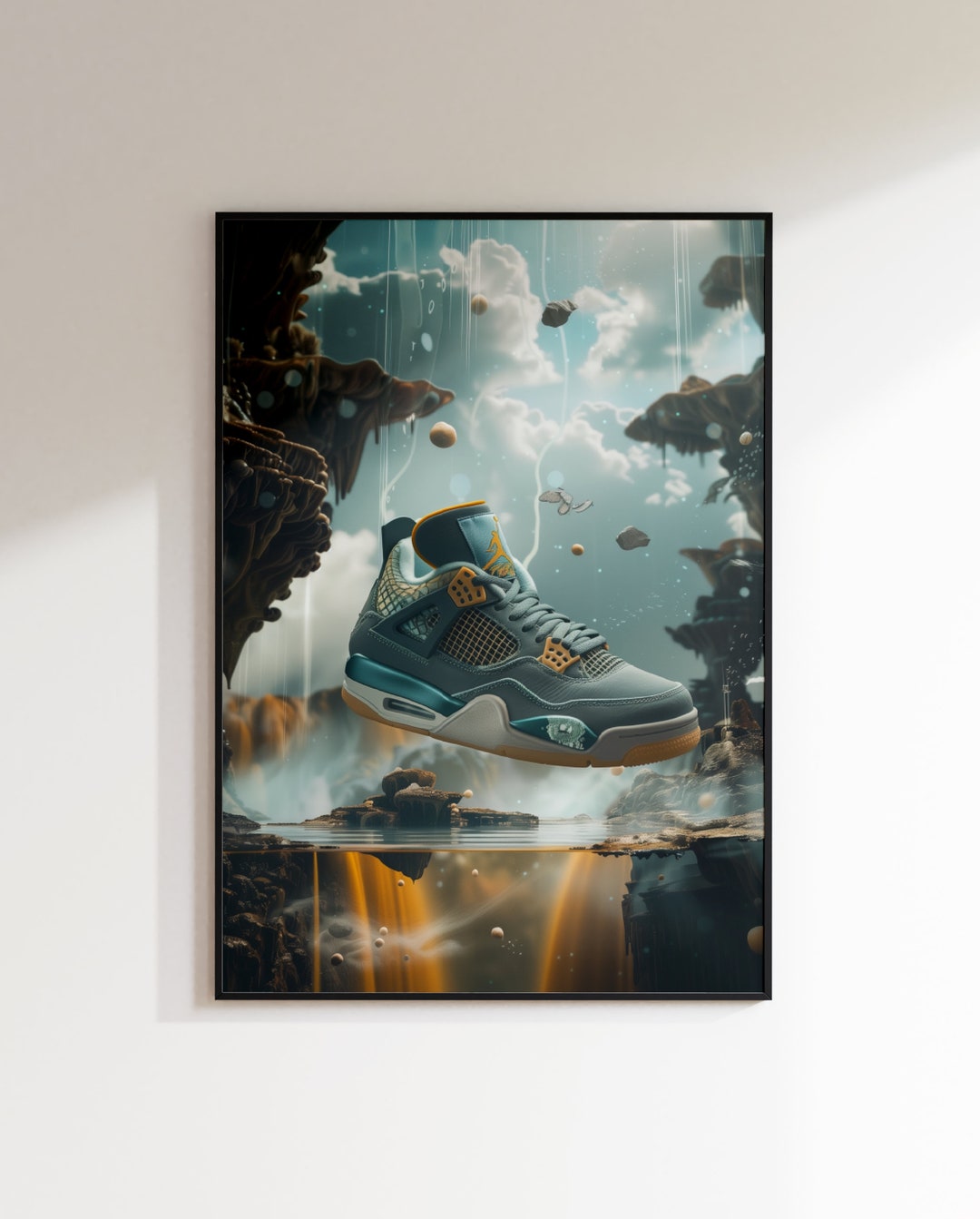 Jordan Poster Nike Poster Nike Jumpman Posterdreamlike Jordan 4 Poster ...