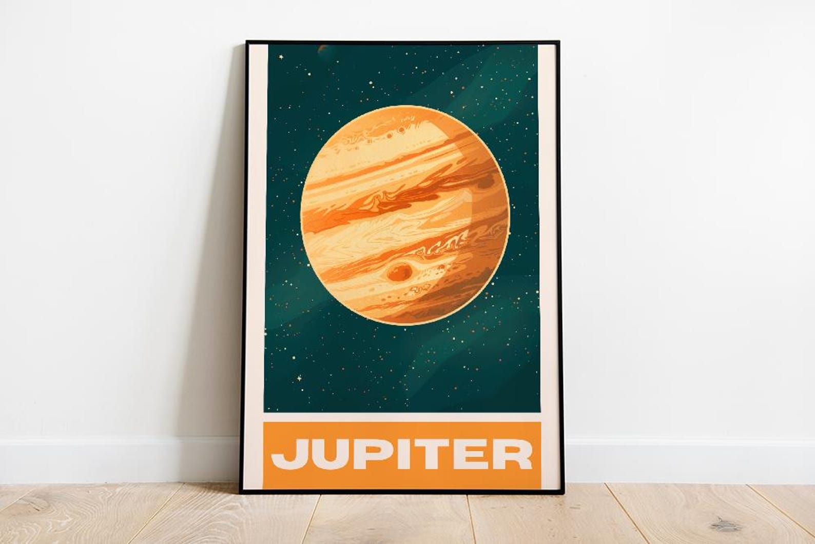 Jupiter Poster, Space Poster,retro Space, Space Travel Poster ...