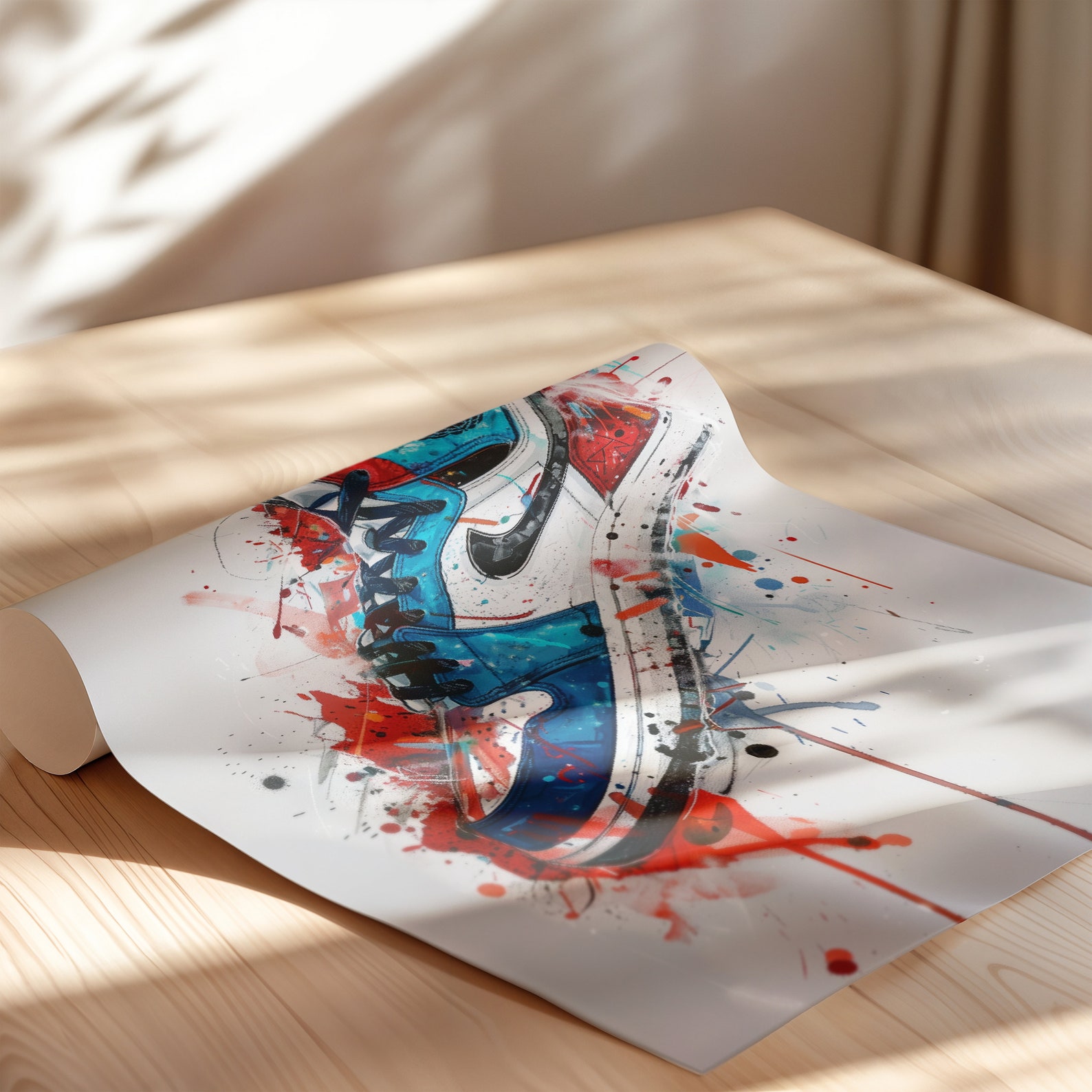 Nike Print, Jordan Sneaker Poster, Modern Wall Art for Sneakerheads ...