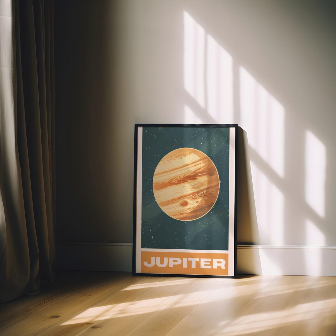 Jupiter Poster, Space Poster,retro Space, Space Travel Poster ...