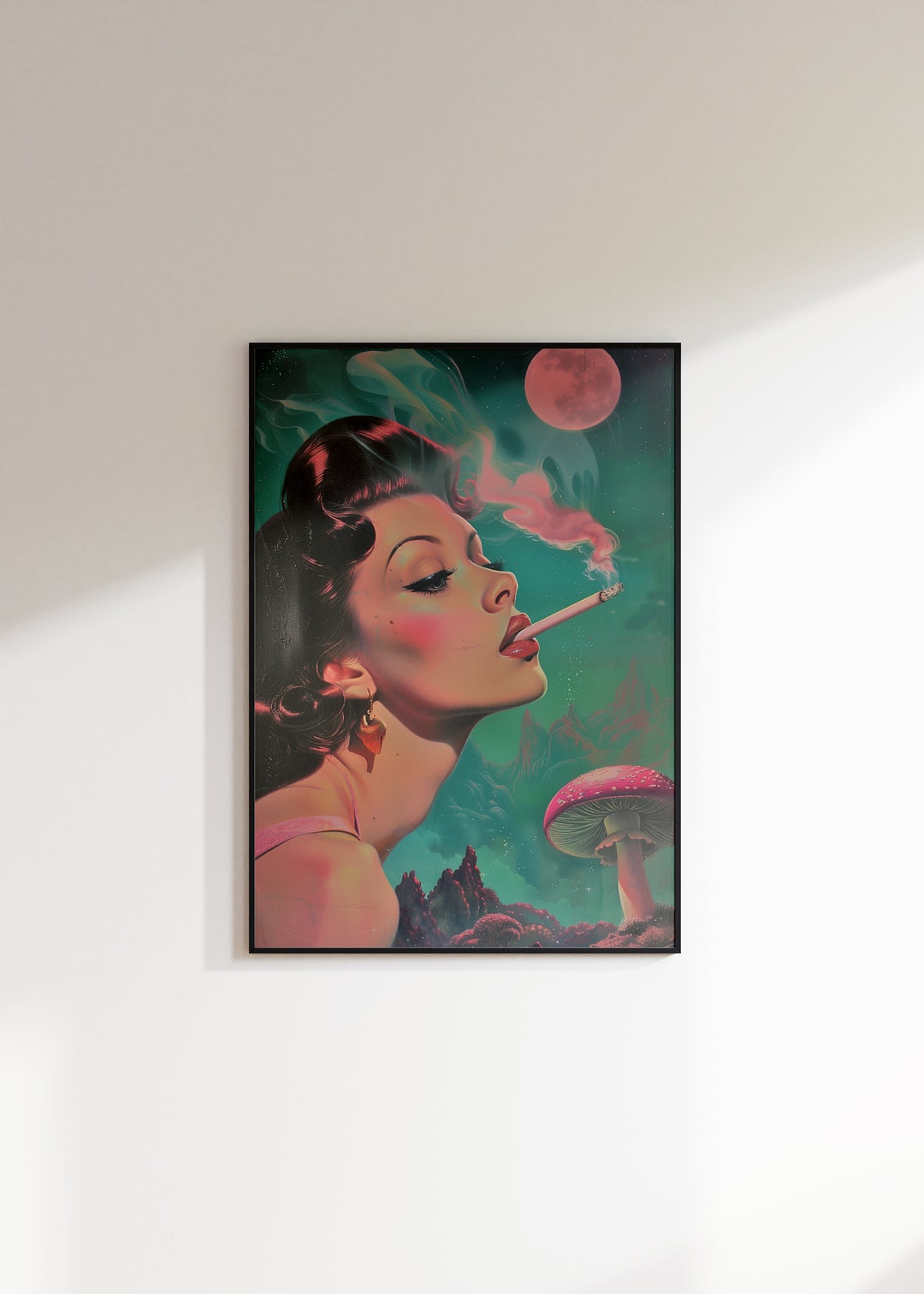 Retro Surreal Art , Retro Poster, Retro Surreal Art, Vintage Wall Art ...