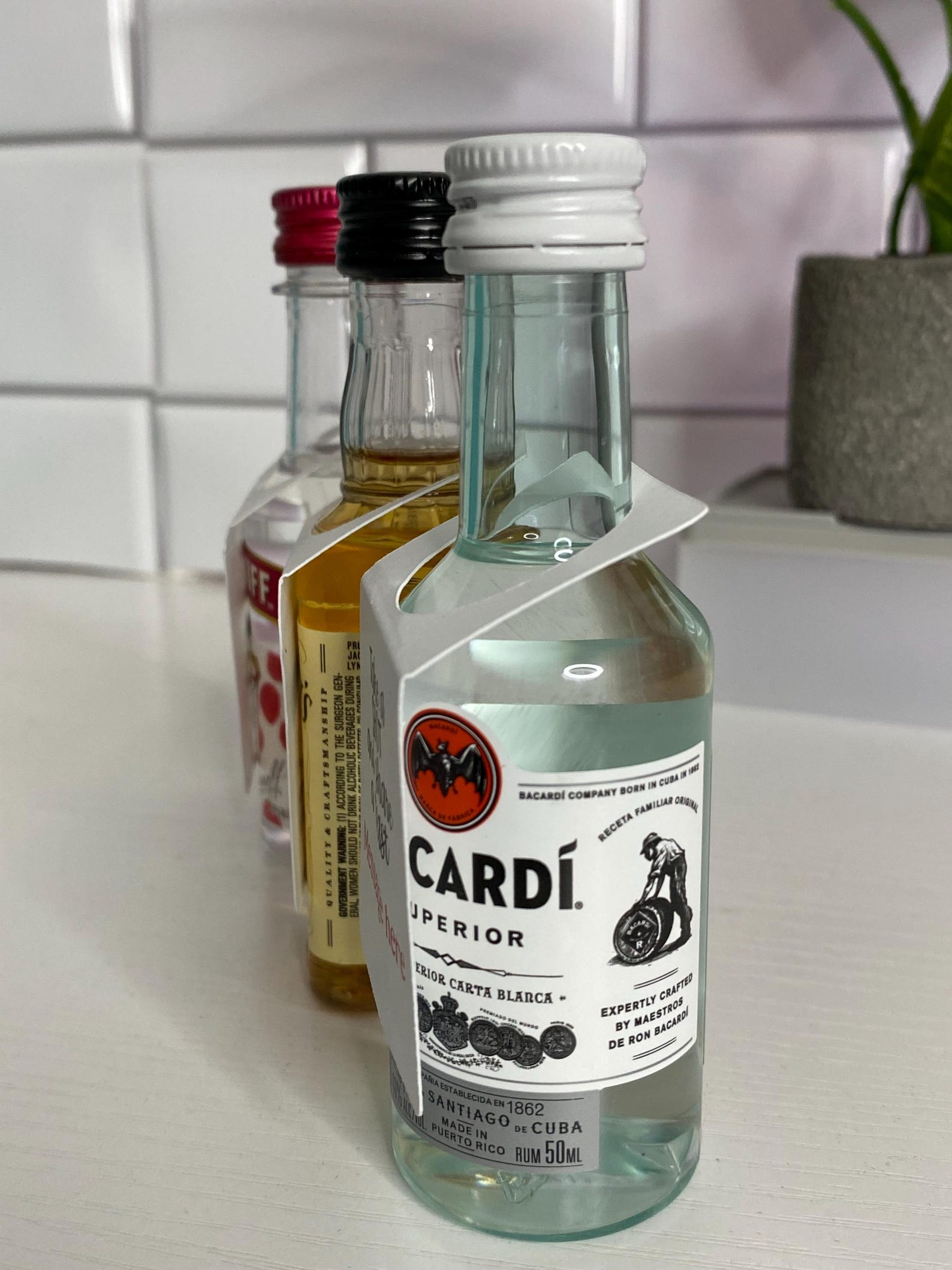 Miniature Alcohol Bottle Tags Mini Liquor Personalized Adults Party ...