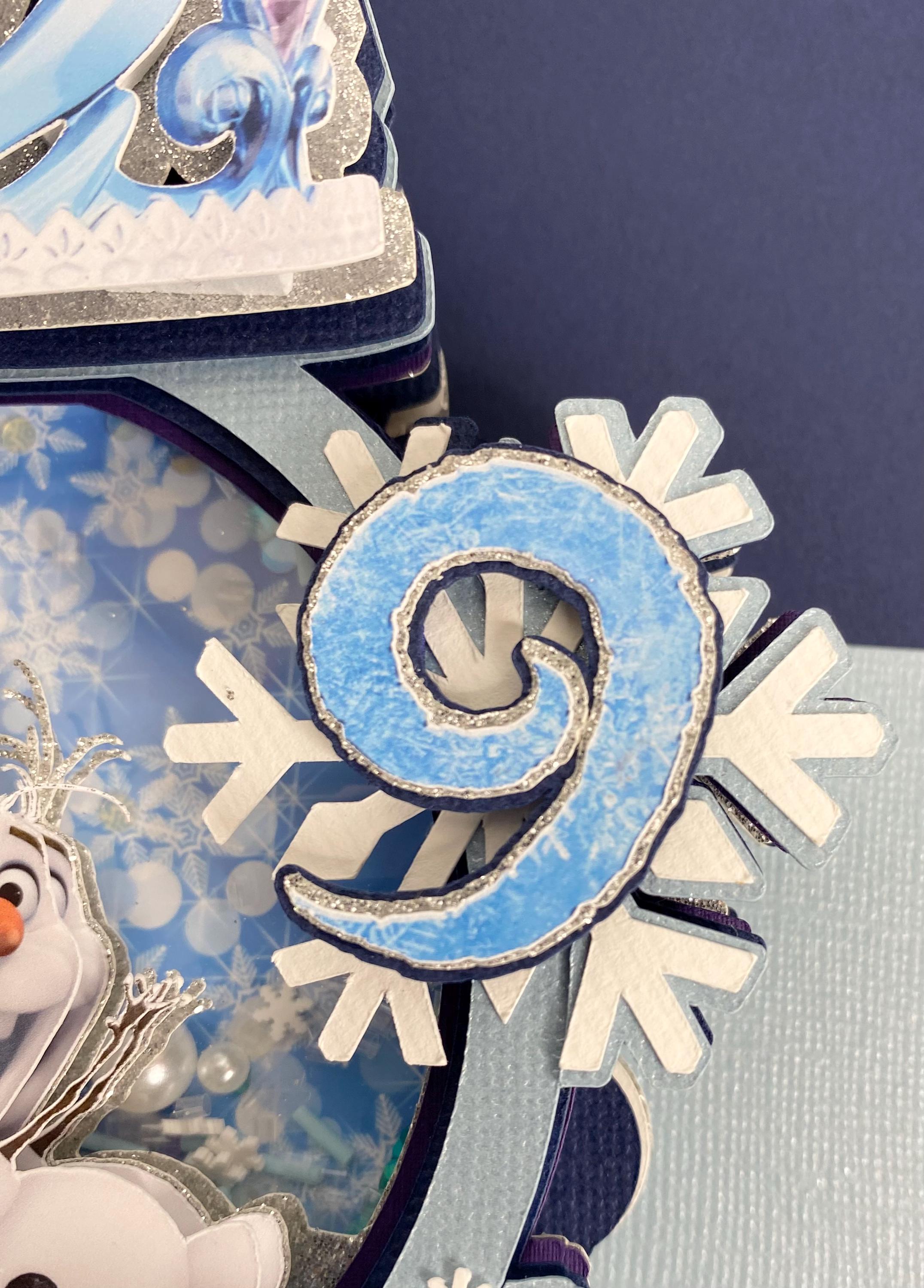 Frozen Themed Cake Topper W/confetti Shaker Kids Party Decor Party ...