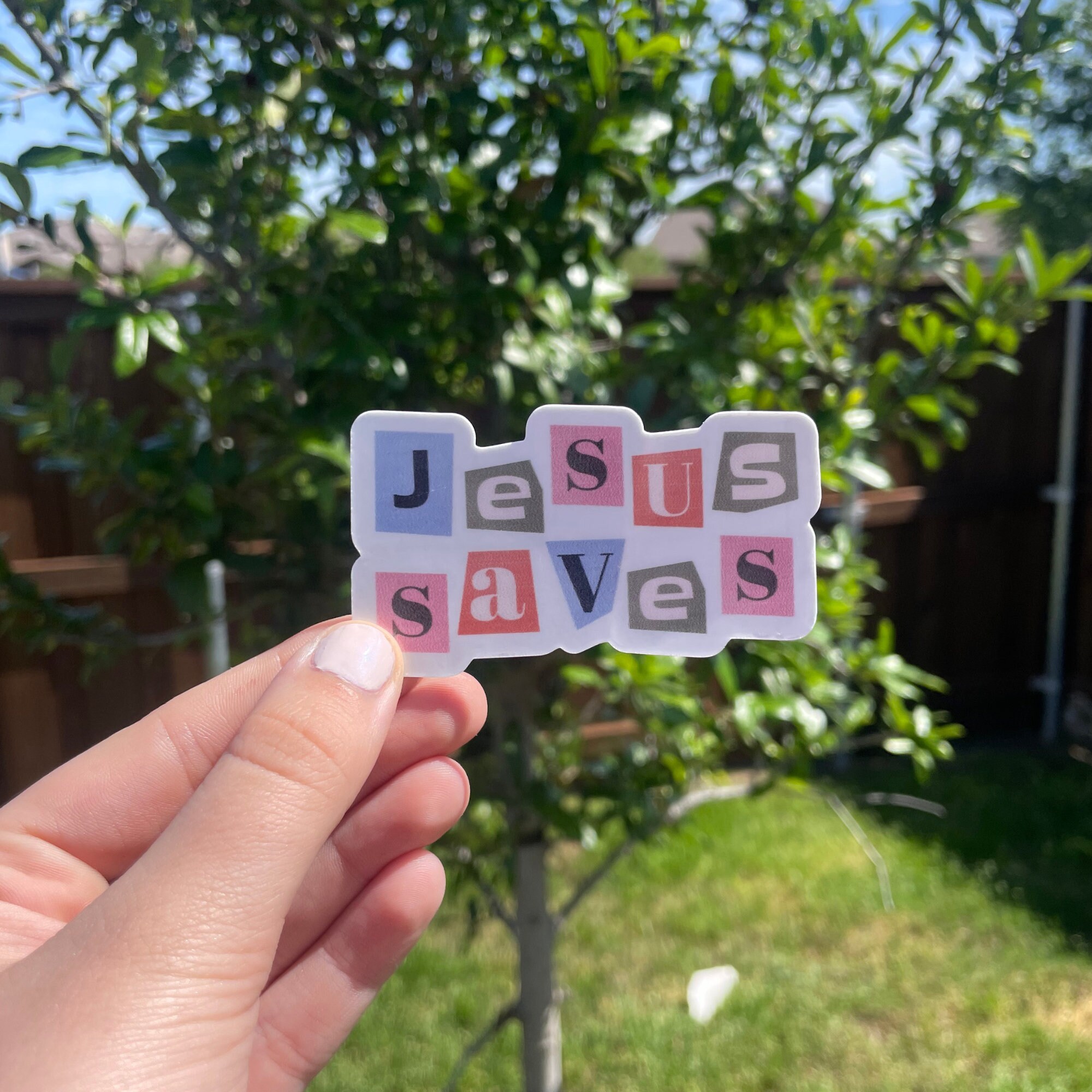 Jesus Saves Sticker - Etsy