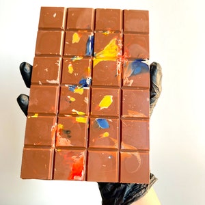 Large Kunafa [knafeh] Pistachio Milk Chocolate Bar - Inspired by the ...