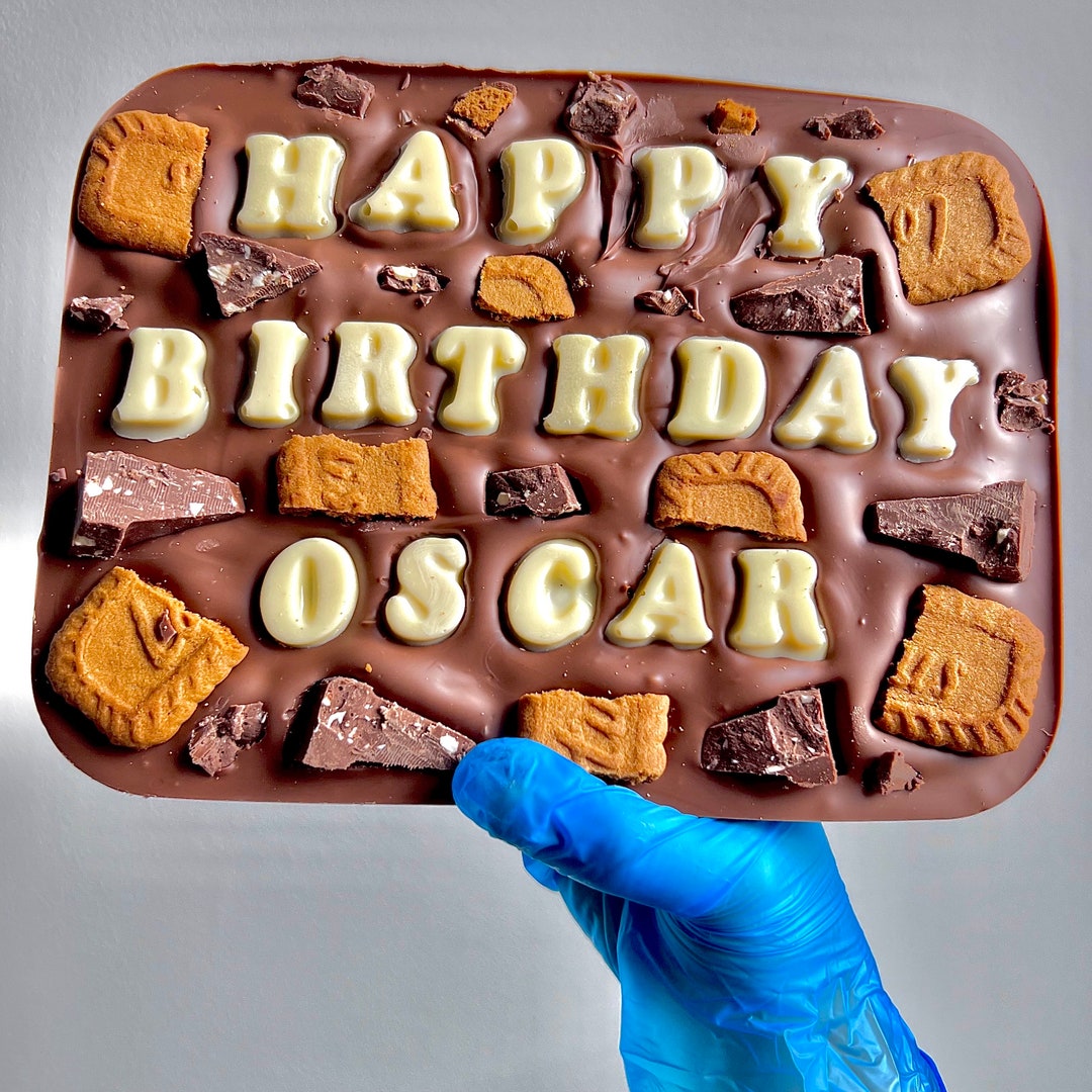 Personalised Chocolate Slab, Chocolate Gift, Mother's Day, Birthday ...