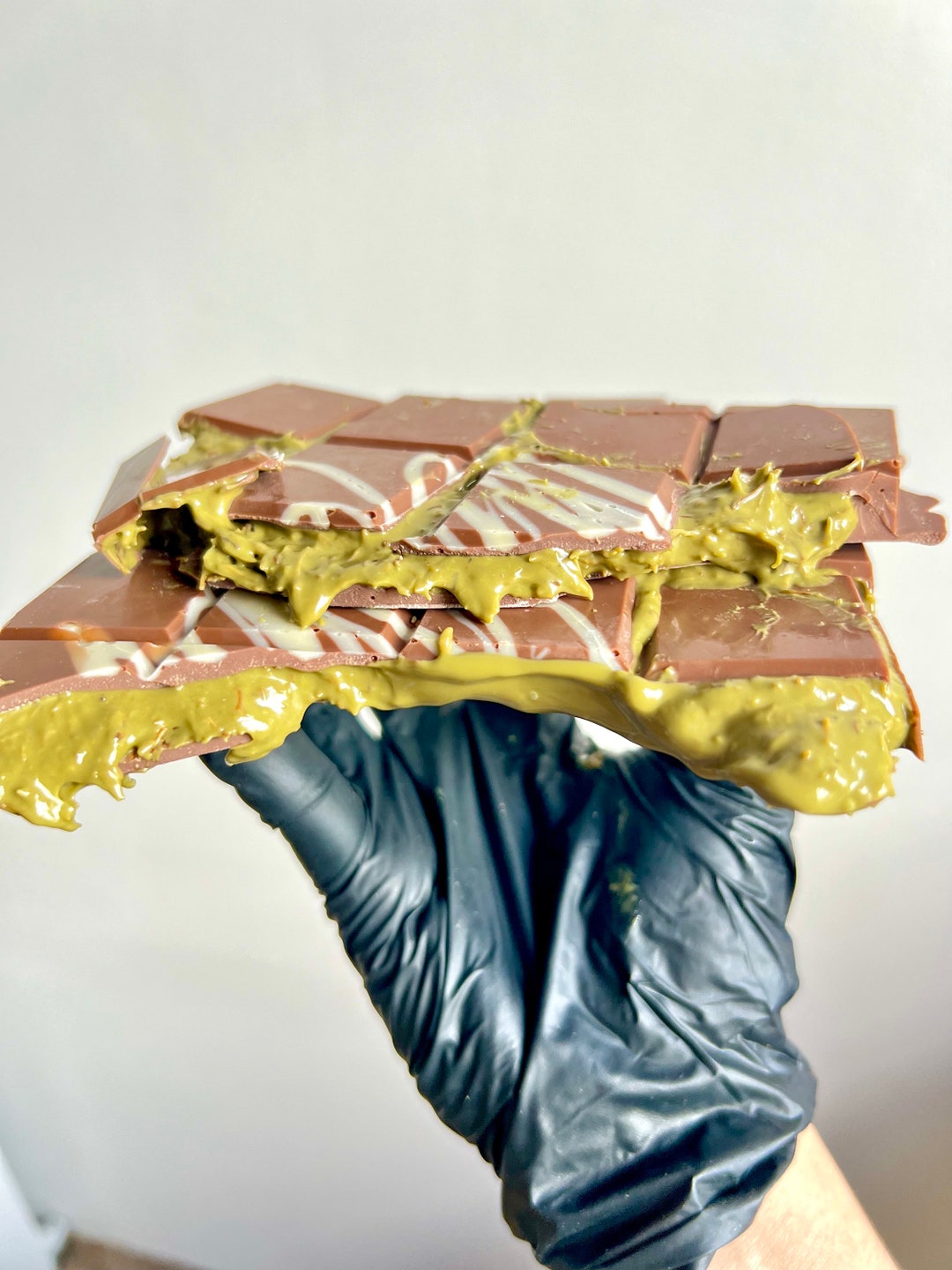 Large Kunafa [knafeh] Pistachio Milk Chocolate Bar - Inspired by the ...