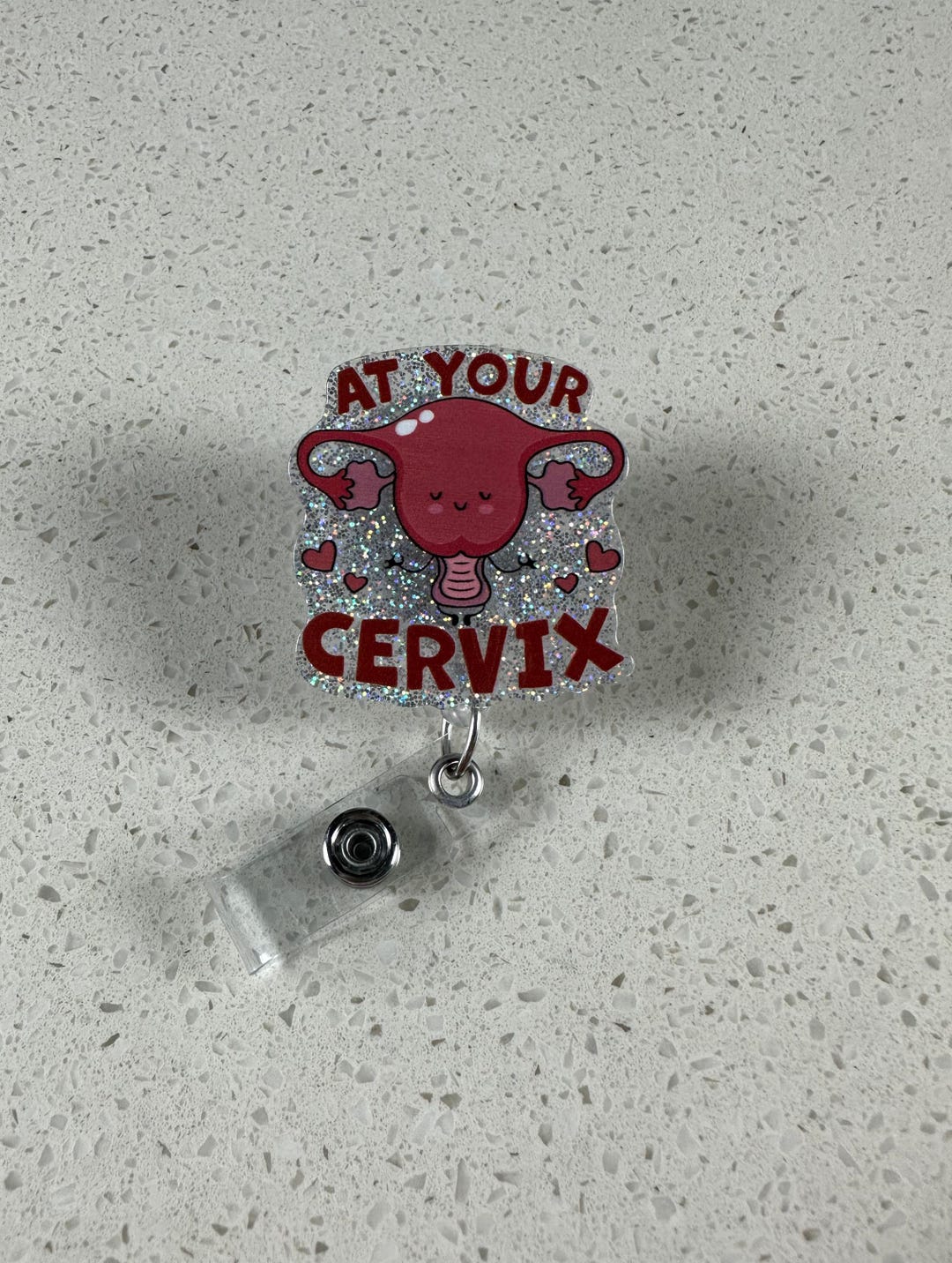At Your Cervix Badge Reel, Funny Nurse Badge Reel, Badge Reel Nurse ...