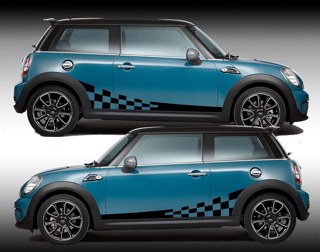 NE Graphix Vinyl Flag Side Stripes Graphics Kit for Mini Cooper R56 ...