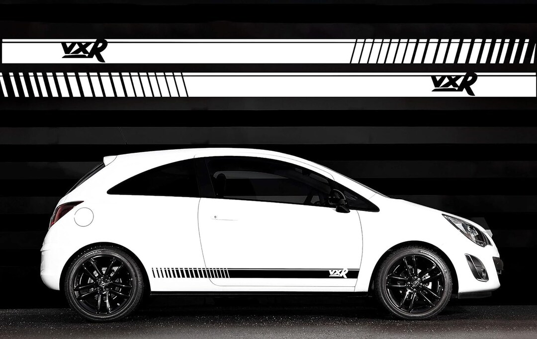 NE Graphix Vinyl Decal Side Stripe Stickers for Vauxhall Corsa ...