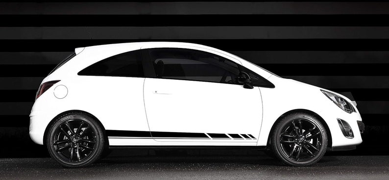 NE Graphix Vinyl Decal Side Stripe Stickers for Vauxhall Corsa ...