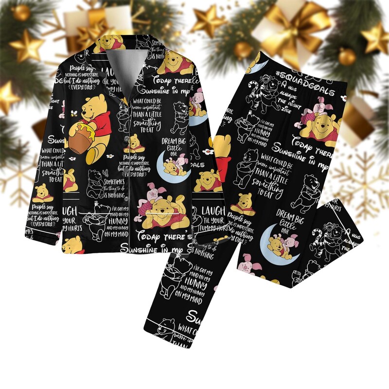 Winnie the Pooh Adult Pajamas - Etsy