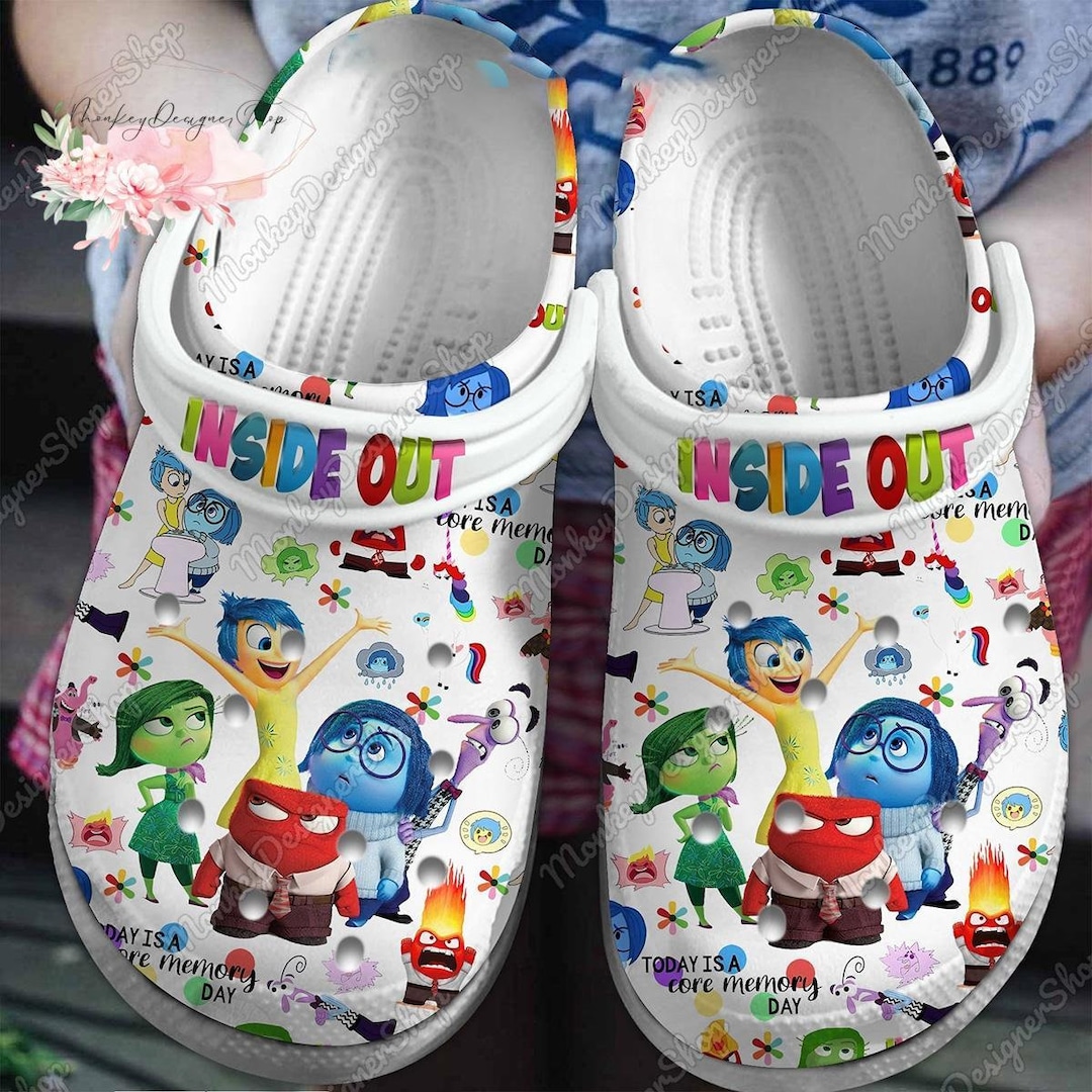 Inside Out 2 Shoes, Inside Out 2 Movie Sandals, Inside Out Emotion ...