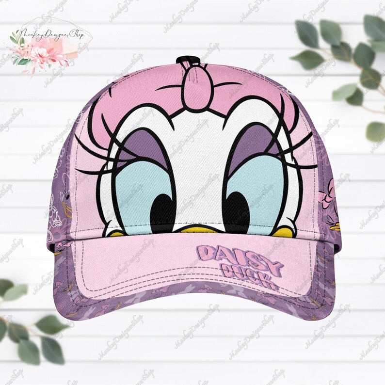 Daisy Duck Cap, Daisy Duck Classic Cap, Disney Daisy Duck Hat, Daisy ...