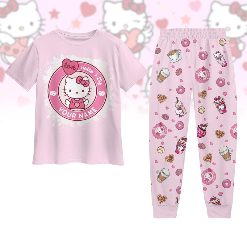 Matching Kitty Pajamas - Etsy