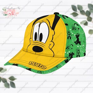 Pluto Hat, Pluto Classic Cap, Disney Pluto Dog Hat, Disney Pluto Face ...