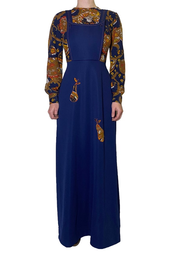 1970s Pinafore Pear Dress - Gem