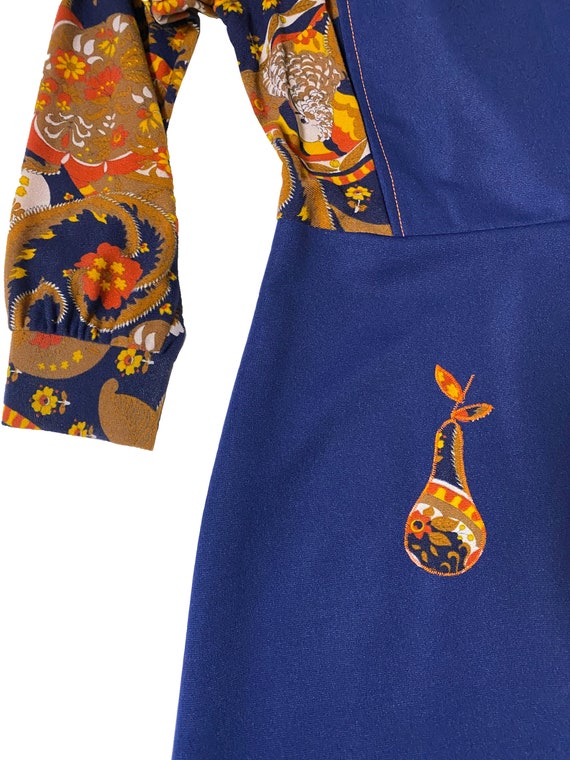 1970s Pinafore Pear Dress - Gem