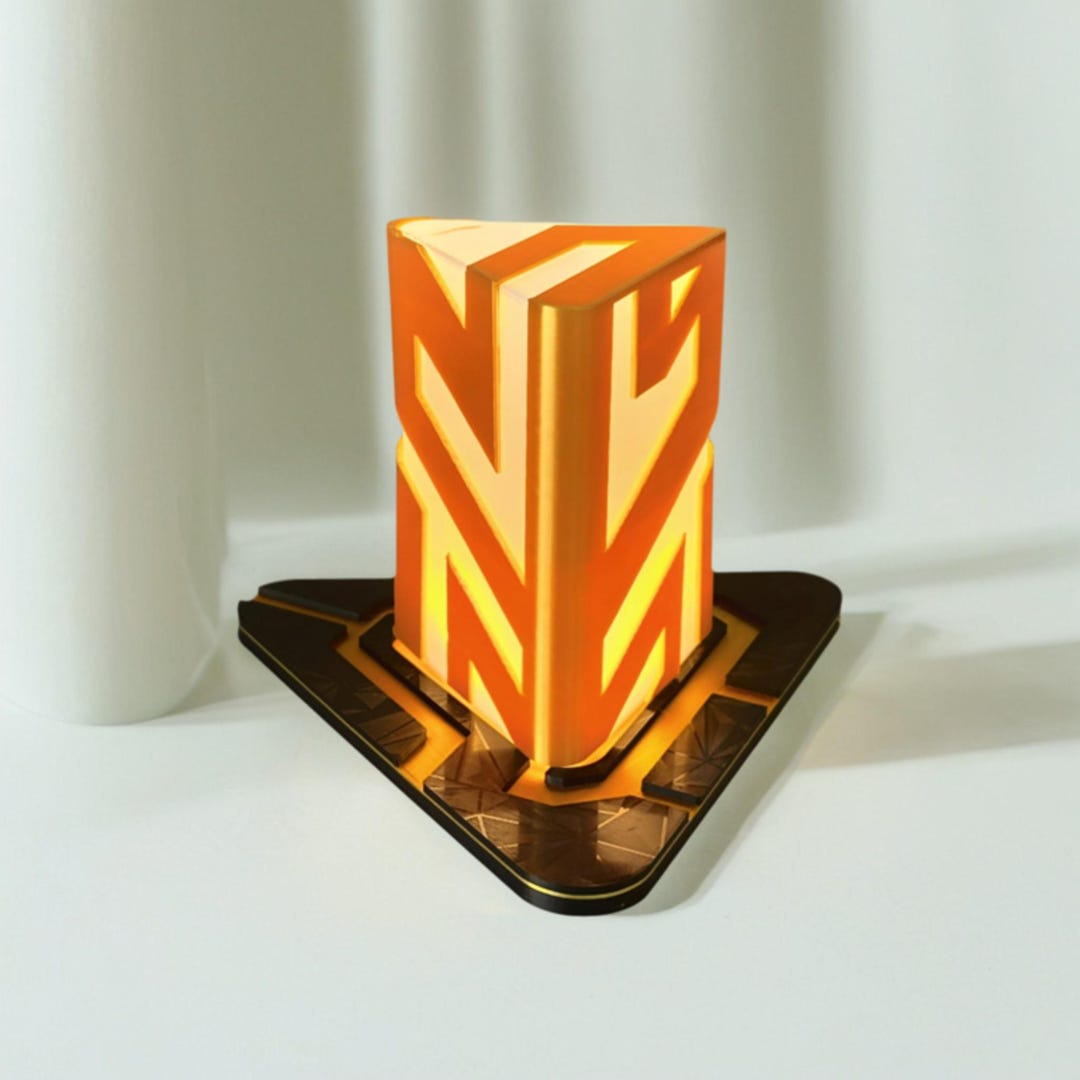 Valorant Chamber Lamp, Valorant Gaming Room Lamp, 3D Printed Handmade ...