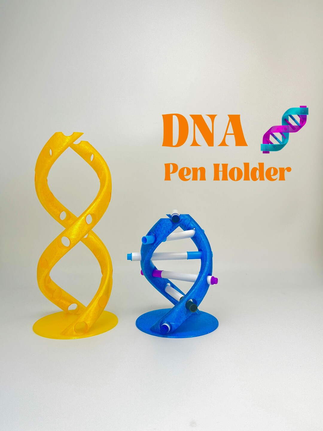 DNA Pen Holder, Back-to-school Gift, Science Teacher Gift, Biology DNA ...