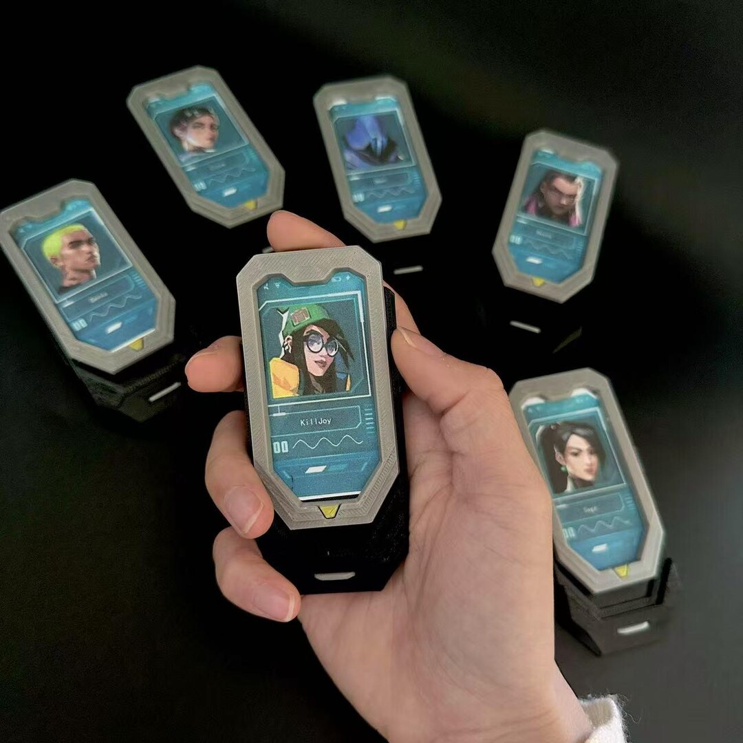 Valorant Stats-com Stress Relief Toy, Equip Flex Phone, Magnetic Fidget ...