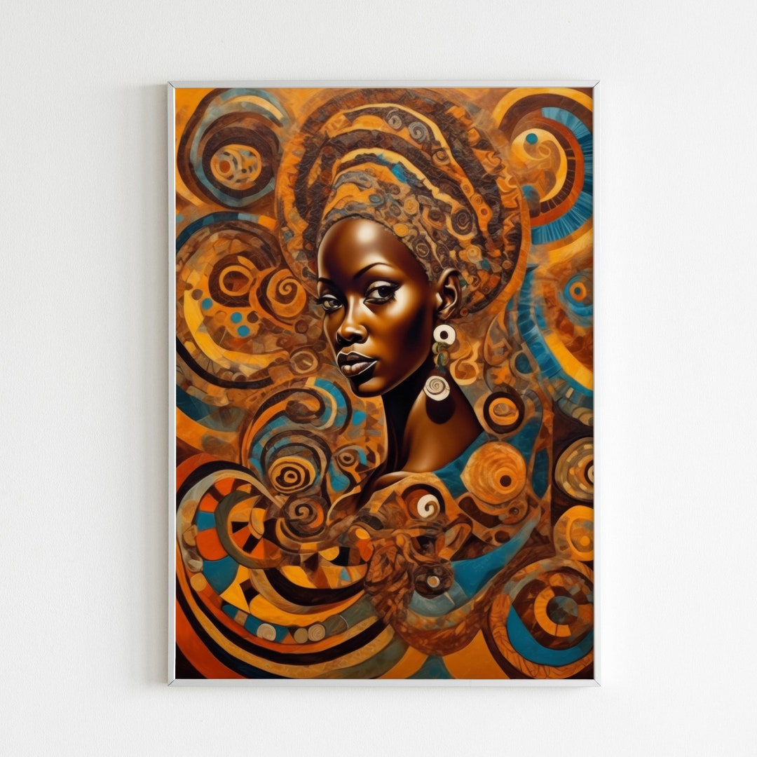 Afrocentric Art Print Pack | Abstract Depiction Celebrating Afrocentric ...