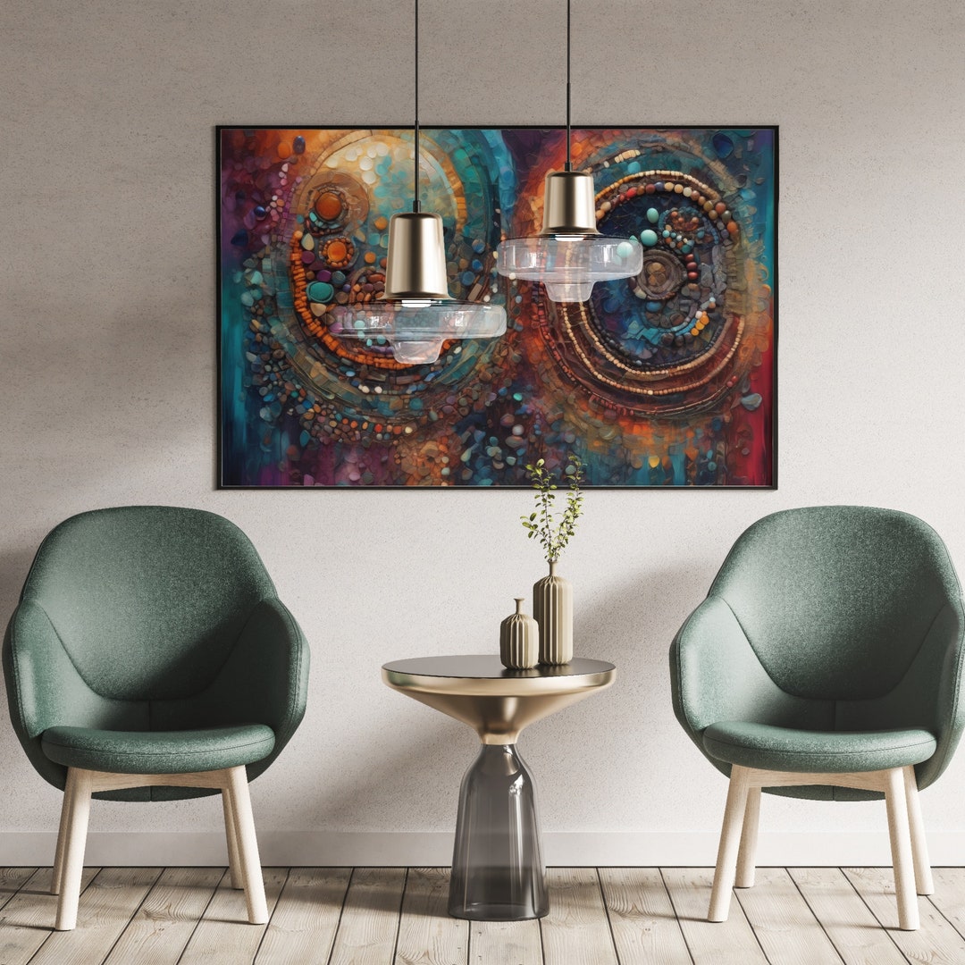 Afrocentric Art Digital Prints Pack Abstract Art With Earthy Tones ...