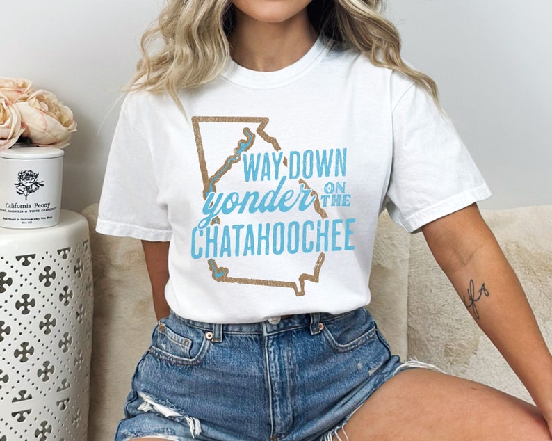 Chattahoochee Shirt Georgia Shirt, Country Shirt, 90s Country Shirt ...