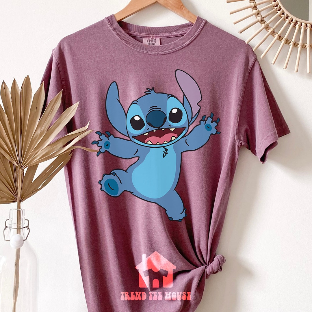 Stitch Funny Comfort Colors® Shirt, Disney Stitch Shirts, Lilo and ...
