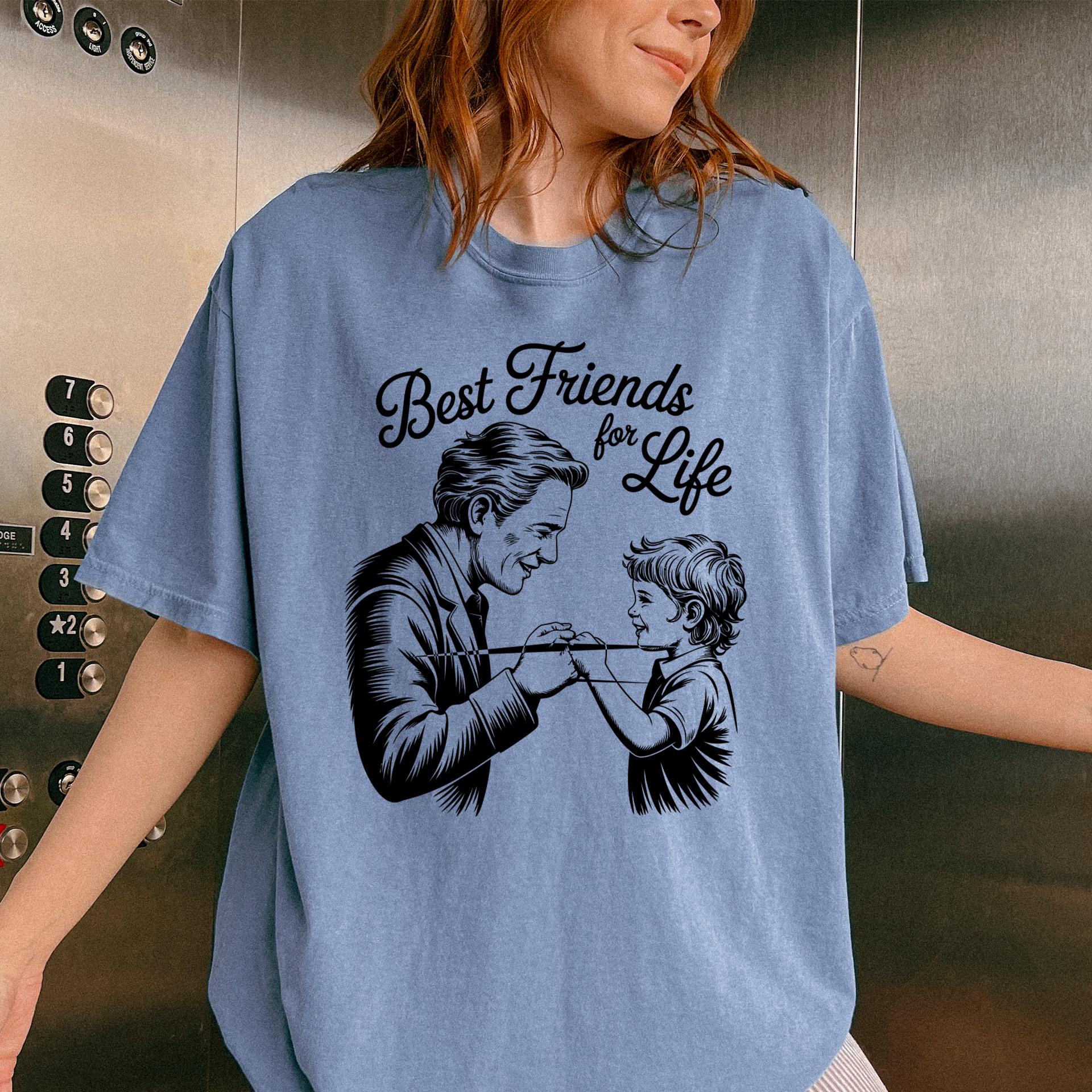 Best Friends for Life Comfort Colors Shirt - Grandfather and Child ...