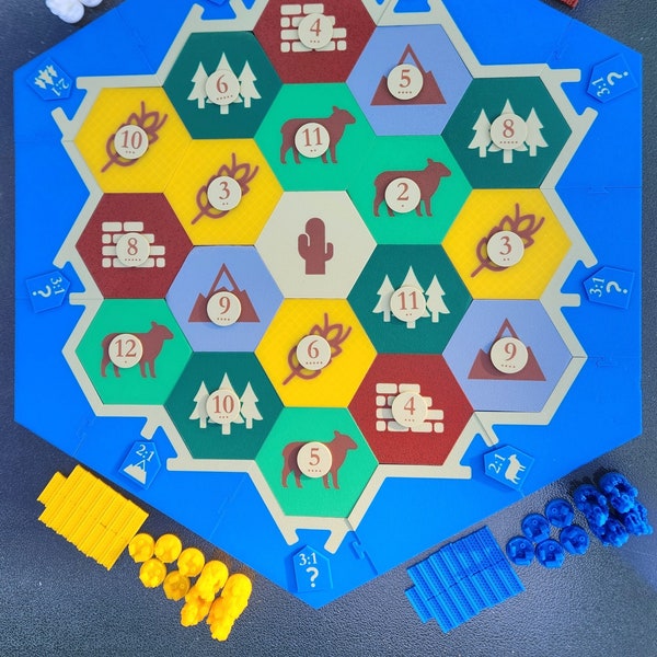 Catan 3d - Etsy