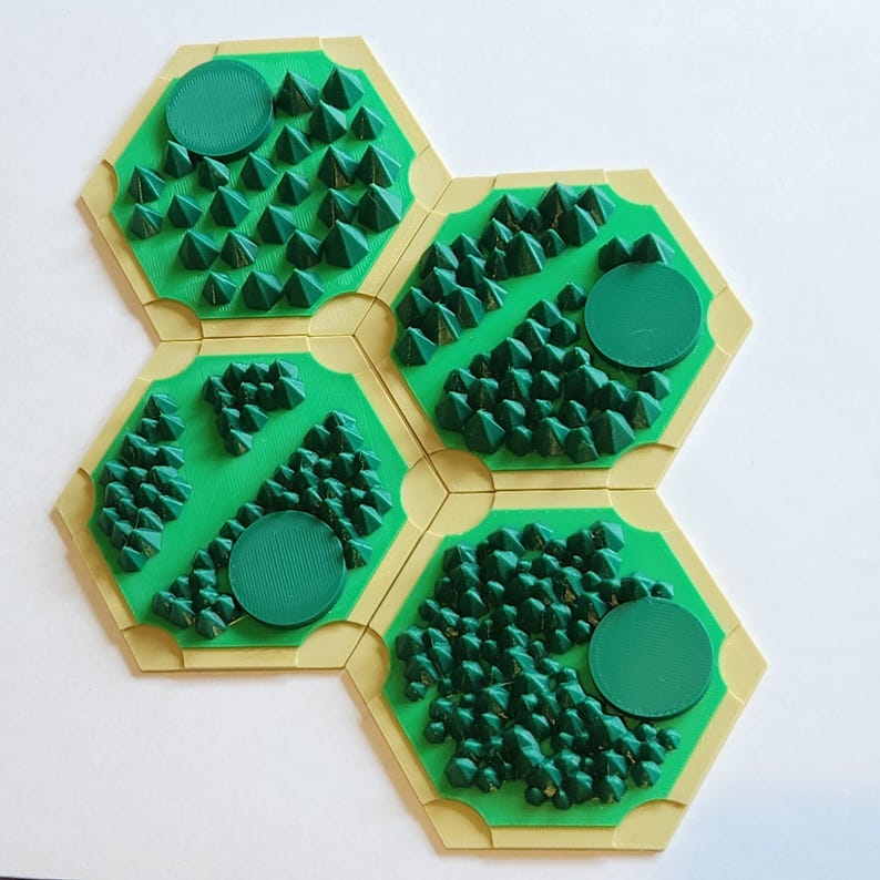 Tile Files for 3D Settlers of Catan Set - Etsy